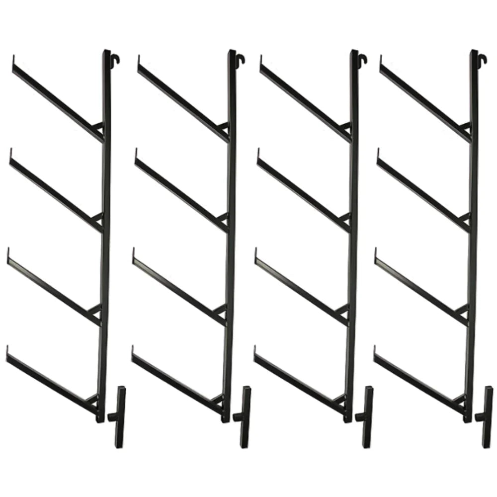 4 Pack - 4-Tier Shipping Container Pipe Rack – 18" x 60" | FleetRun ...