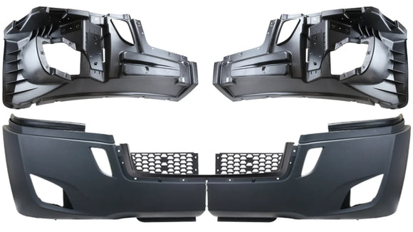 Complete Bumper Assembly | With Fog Light Holes | 2018+ Freightliner C ...