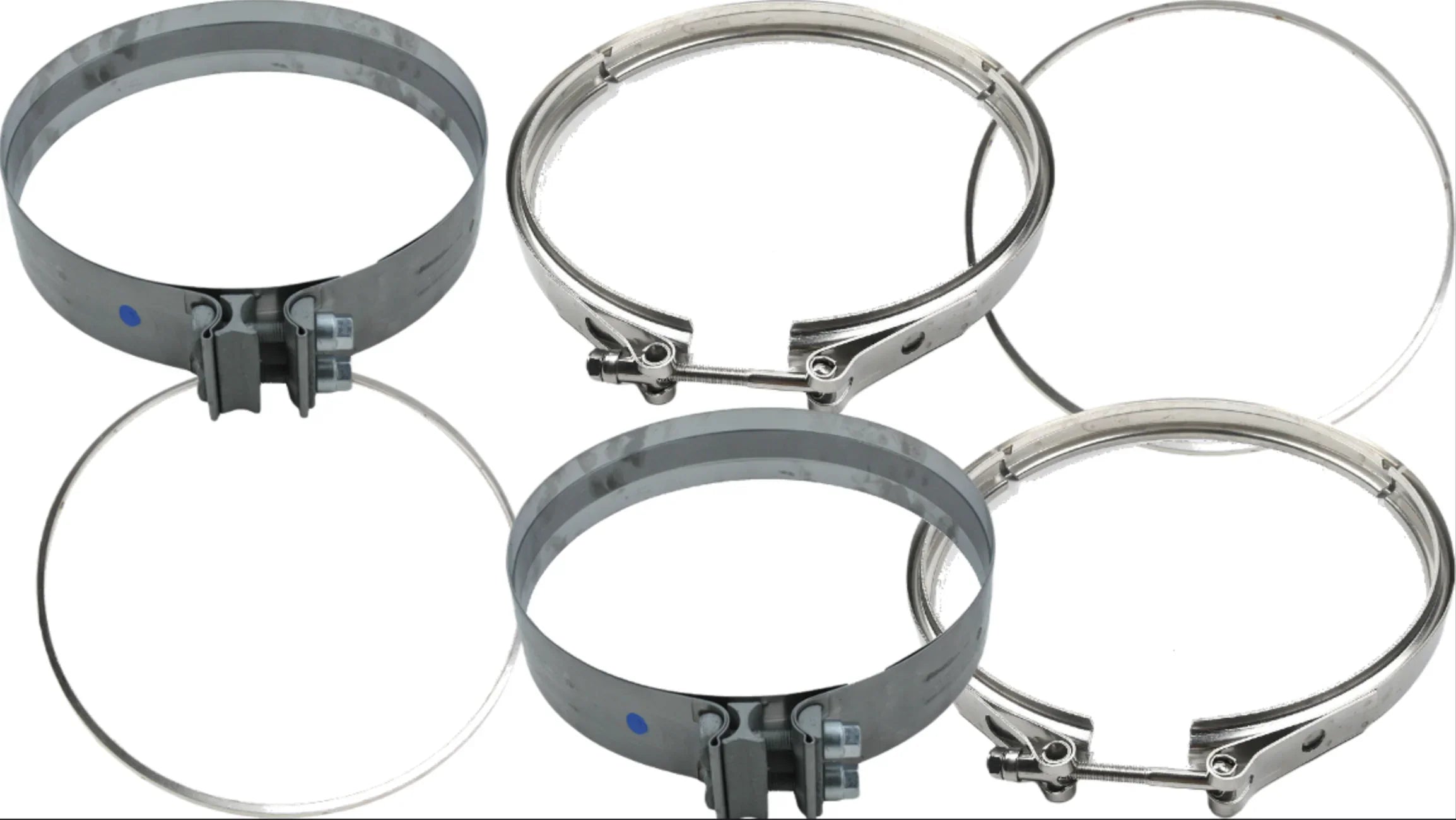 DD15 DPF Clamp Kit | Detroit A6809950302 / A6804910480 / A0004902241 ...