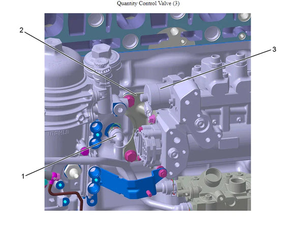 Fuel Meter Quantity Control Valve | Detroit DD15 | Detroit A0000900069 ...