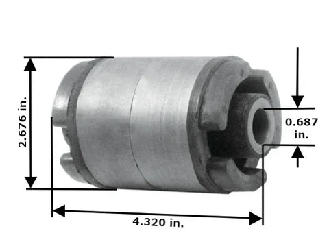 Cabin Mount Bushing | Volvo VNL | Volvo 20900848 / 8074666 | FleetRun ...